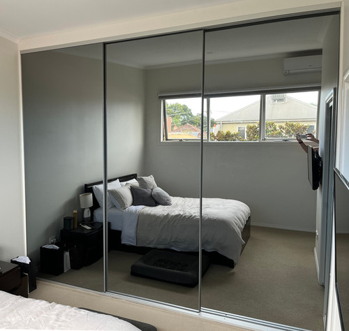Frameless Mirror Sliding Door Set of 3 | Melbourne Wardrobes Online