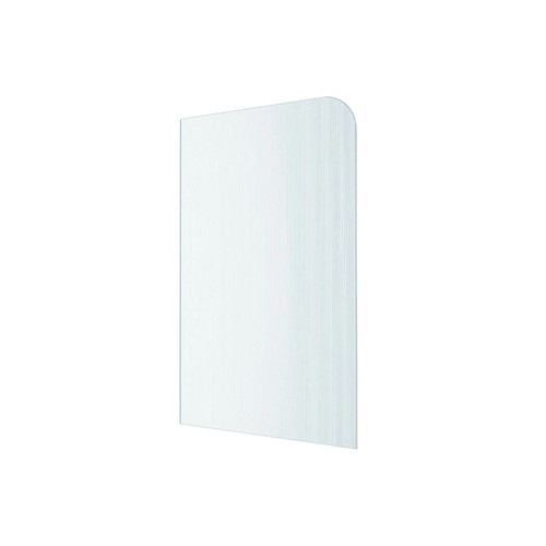 Frameless Fluted Bath Shower Panel - Radius Corner | Melbourne Shower ...