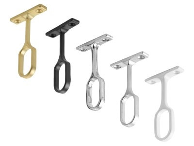 Oval Wardrobe Hanging Rail Drop Down Centre Support | Melbourne ...