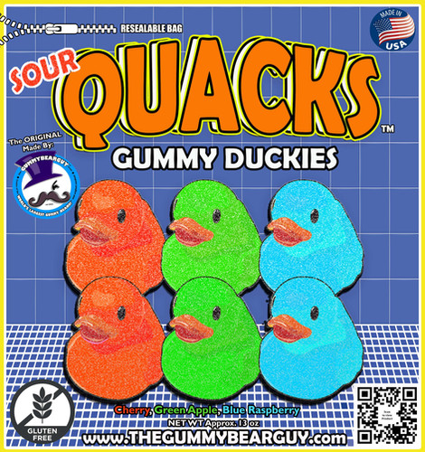 Sour Quacks™️ - Gummy Duckies | theGUMMYBEARGUY.com