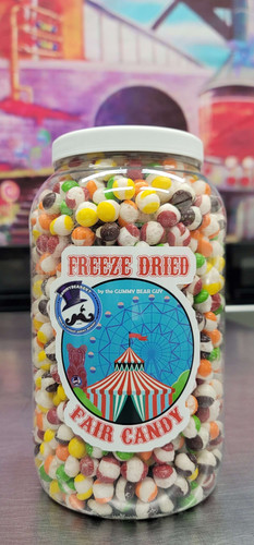 Freeze Dried Fair Candy - "SKITTLES" | theGUMMYBEARGUY.com