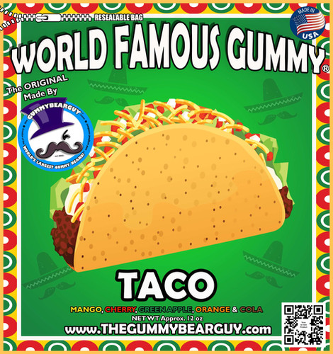 World Famous Gummy ®️ - Taco | theGUMMYBEARGUY.com