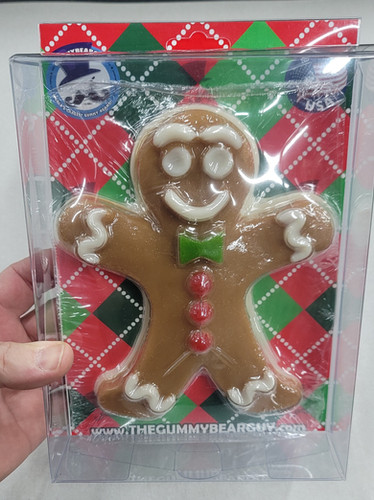 Gigantic Gummy Gingerbread Man | theGUMMYBEARGUY.com