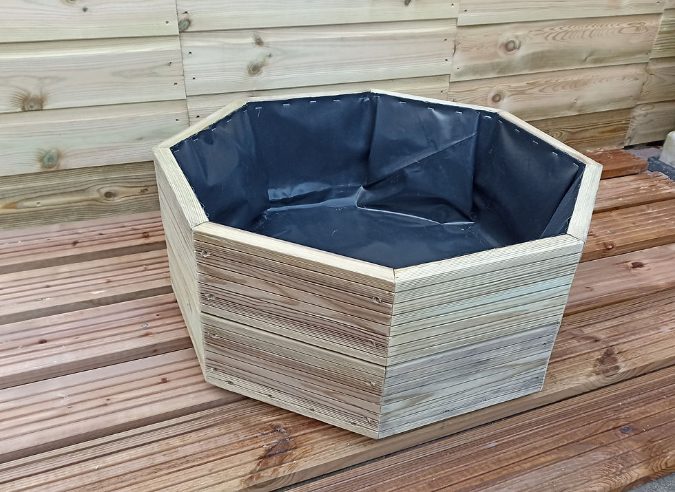 Simple & Stylish Small Octagonal Pond 61x61x27 cm | Dad's Crafts