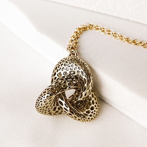 INFINITY gold plated pendant | Sophie