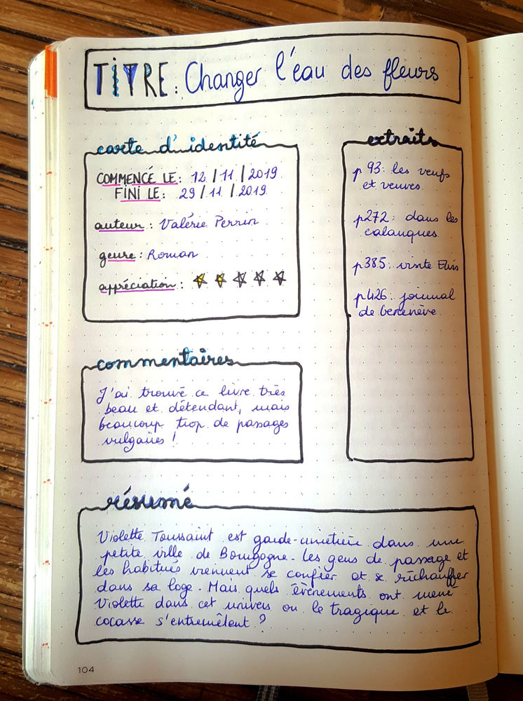 Tenir un journal de lecture