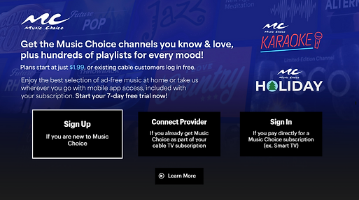 Music Choice App | Music Choice
