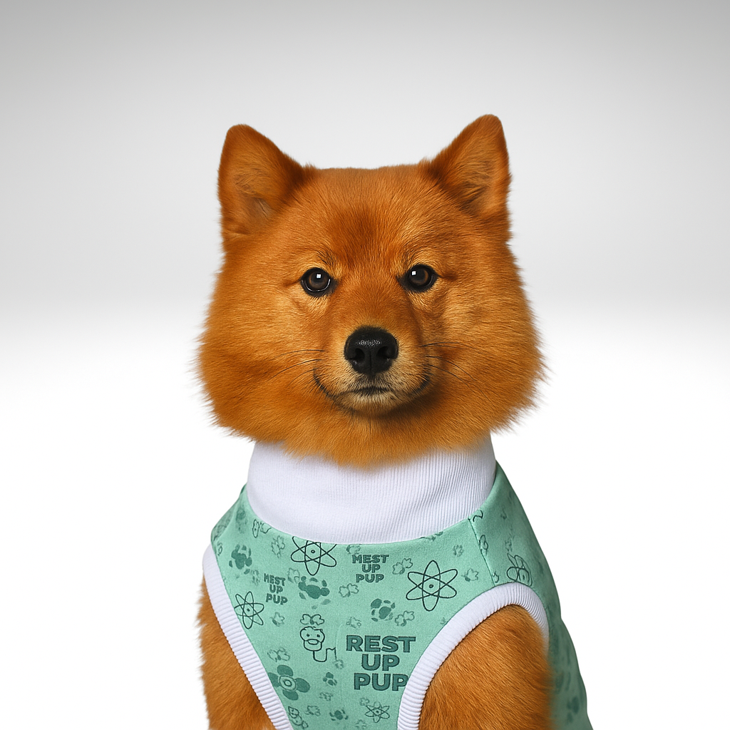 Finnish Spitz Post-Surgery Dog Recovery Suit | BreedFit® Bamboo