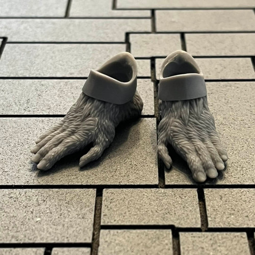 Monkey Feet - Unpainted | Wolf King Customs