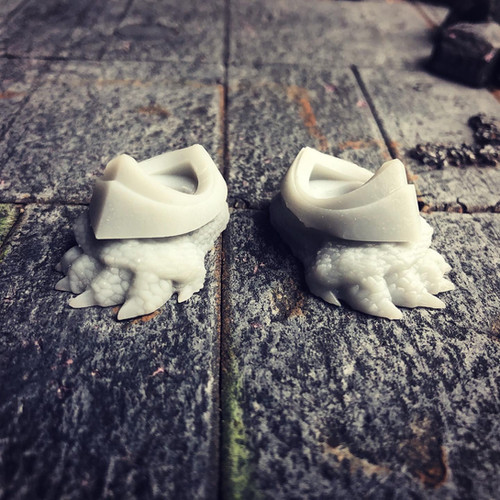 Turtle "Akupara" Feet - Unpainted | Wolf King Customs