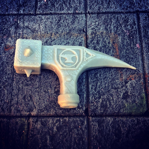 Ogre Hammer Weapon Topper - unpainted | Wolf King Customs