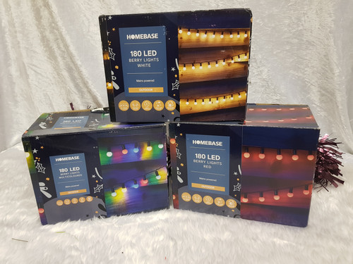 Homebase 180 led berry lights | Absolute Christmas