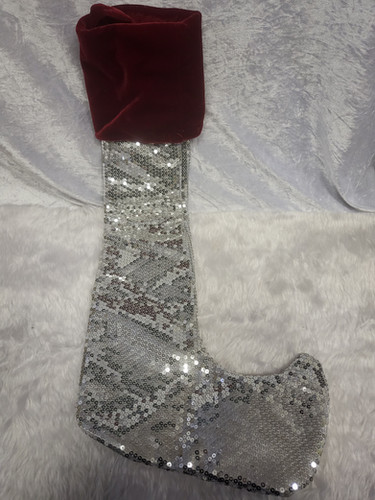 Sequin Elf Boot Stocking | Absolute Christmas