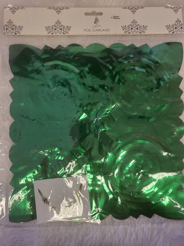 Red and Green Foil Decorations. | Absolute Christmas