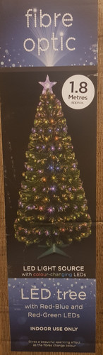 Premier 1.8m/6ft fibre optic tree with colour changing led | Absolute ...