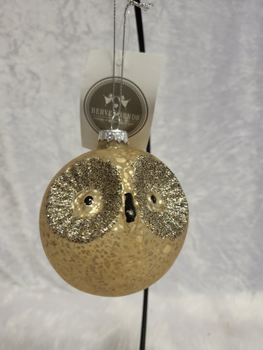 8cm Owl Face Bauble | Absolute Christmas