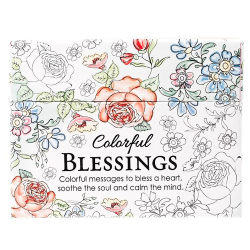Colorful Blessings Coloring Cards | God's Girls Christian Store and More!