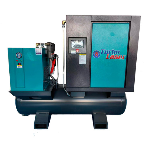 Compresor de aire 15kw 16 bar para máquina Fibra Óptica Industrial | Turbo Laser