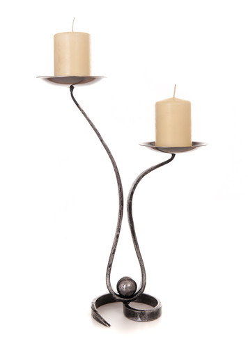 Teardrop Candlestick by Belltrees Forge. | Atholl Gallery