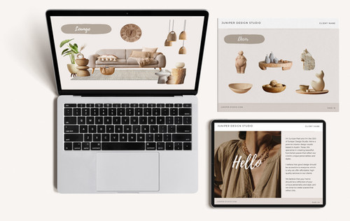 Juniper Design Presentation | Sampleboard Studio