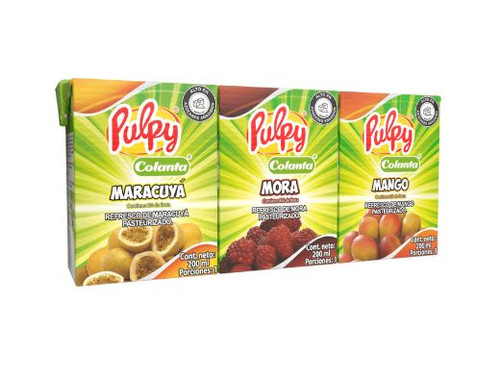 Pulpy Surtido Caja 200 ml x 3 und | DeliciasDeLaPradera