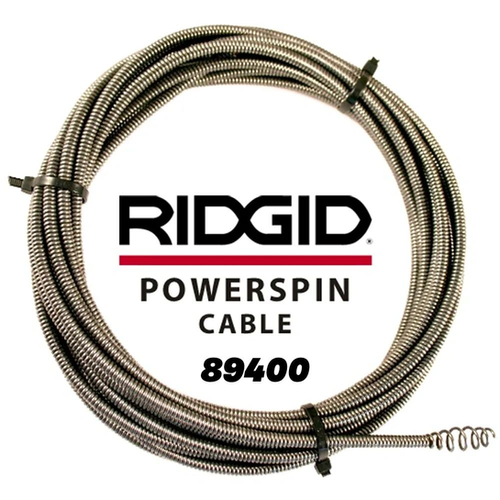 Ridgid cable 5/16 x 50ft (8mm x 15.2m) 89400 | Jetter Conversions