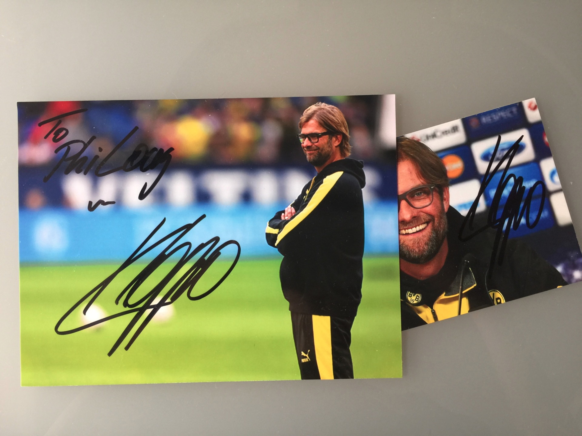 Jurgen Klopp | Phi Longs Atuograph