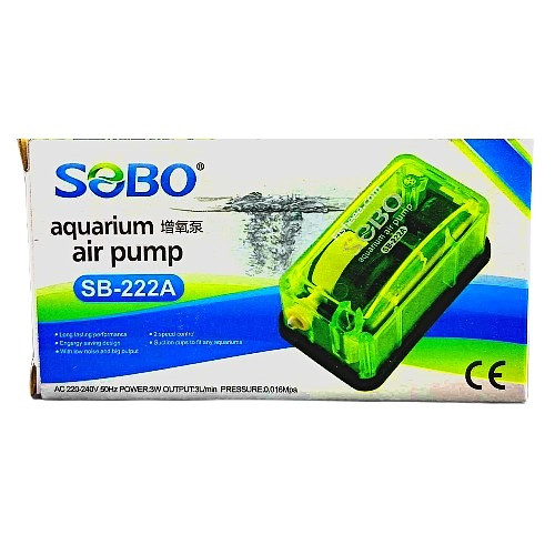 Sobo SB 222A | Aquarium Air Pump | Fisheee.com