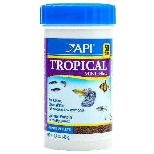 API Tropical Mini Pellets | Community Tank Fish Food | Fisheee.com