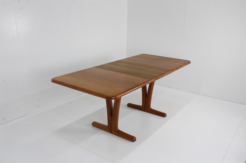 Vintage deense eettafel tafel massief teak | Rijp vintage