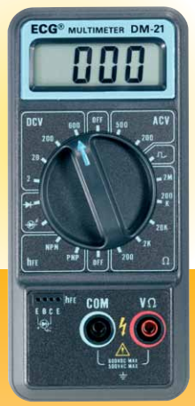 ECG DM-21 Digital Multimeter | hc-baker