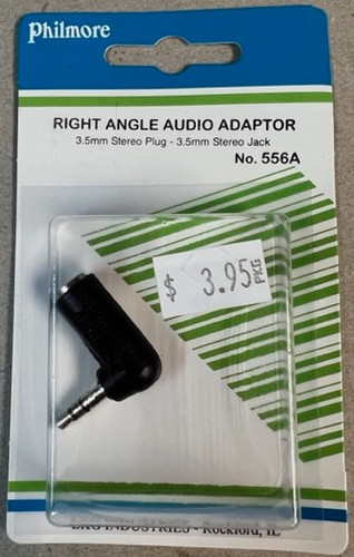 3.5MM Stereo Right Angle Adapter | hc-baker