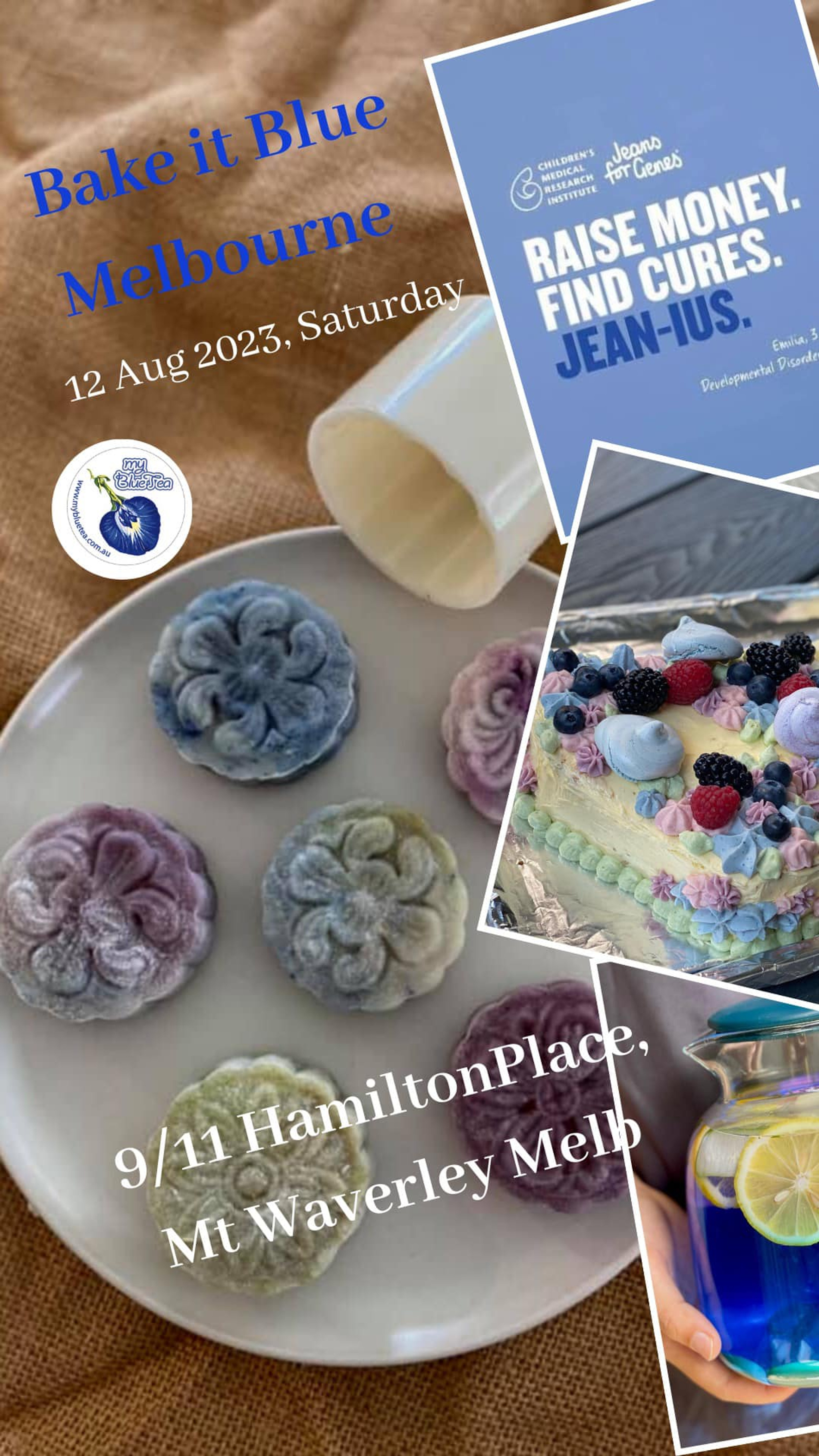 Bake it Blue in Melbourne | My Blue Tea Pty Ltd, the unique Superfoods ...