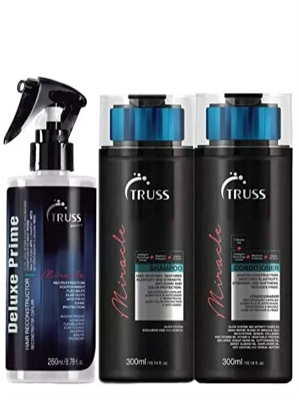 Truss Deluxe Prime Hair Treatment Bundle with Miracle Shampoo ...