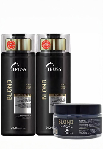 Truss Blond Shampoo & Conditioner & Blond Mask Set Bundle | Soul Beauty ...