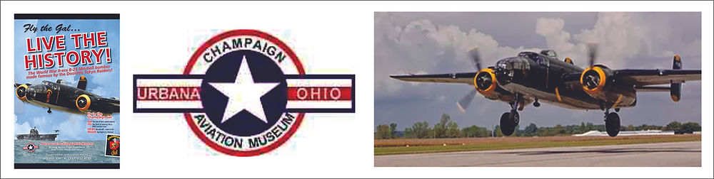 Fly in the B-25 Champaign Gal