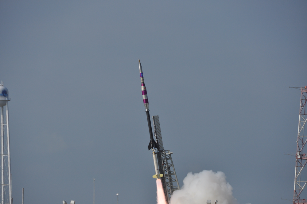 Mars Parachute Test: Rocket Launch from NASA of Wallops