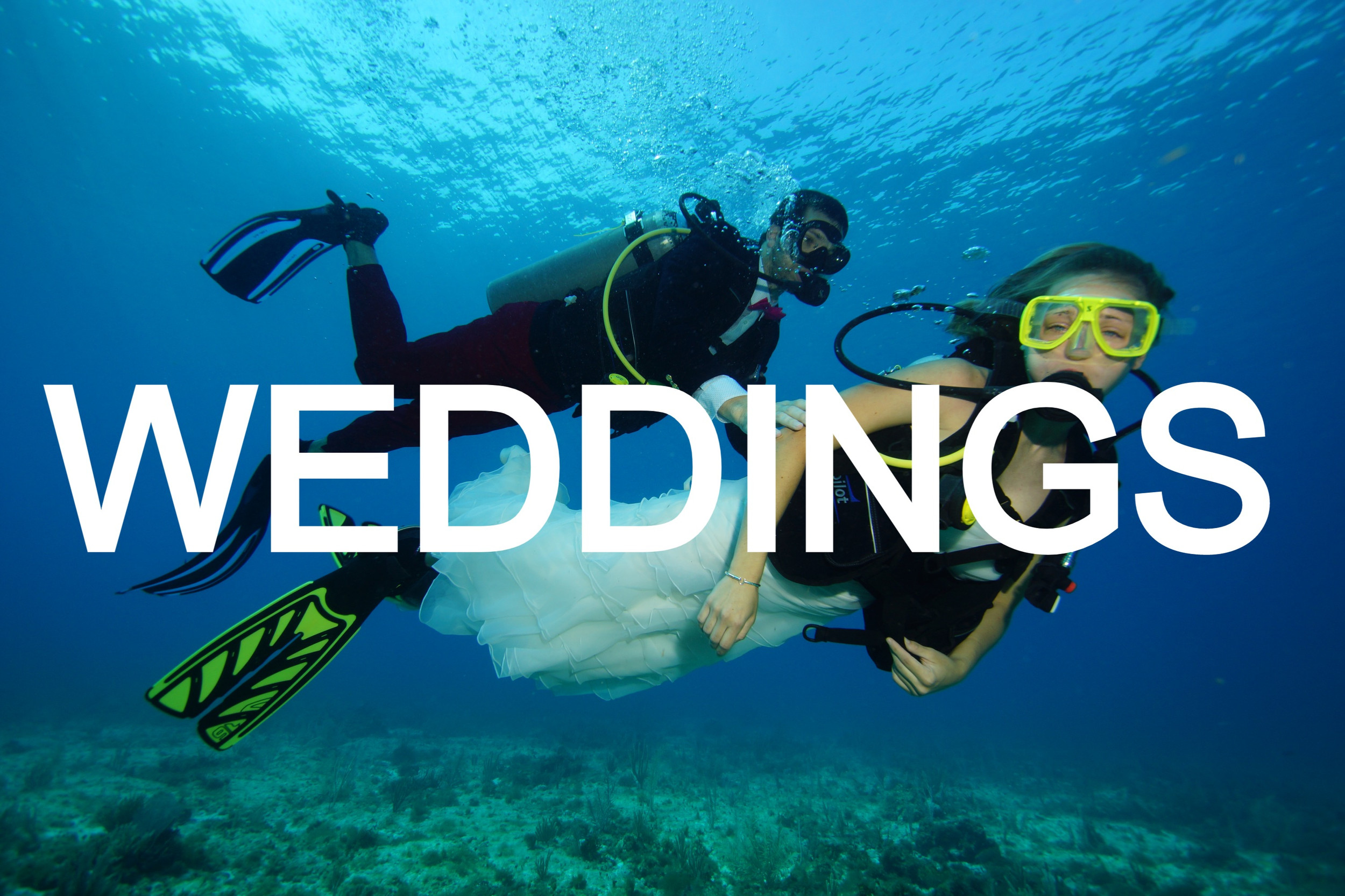 Scuba Weddings | Scuba Total Cancun | Cancun Scuba Center