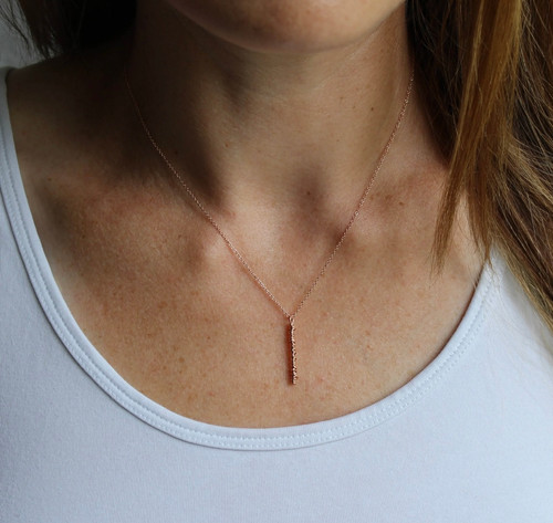 Vertical Twist Necklace | whatsbeanHappening