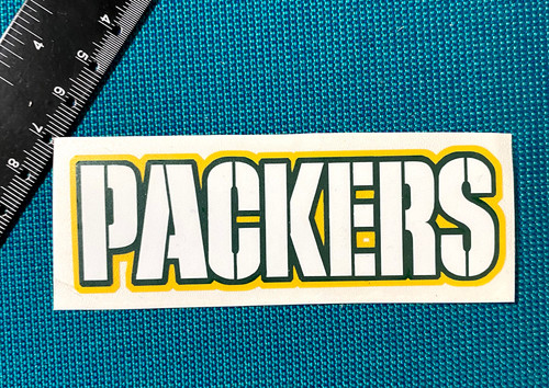 Green Bay Packers word logo decal | Artsy Lion