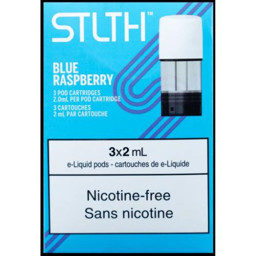 Stlth Pods Zero nicotine Blue raspberry | G VAPE EXPRESS