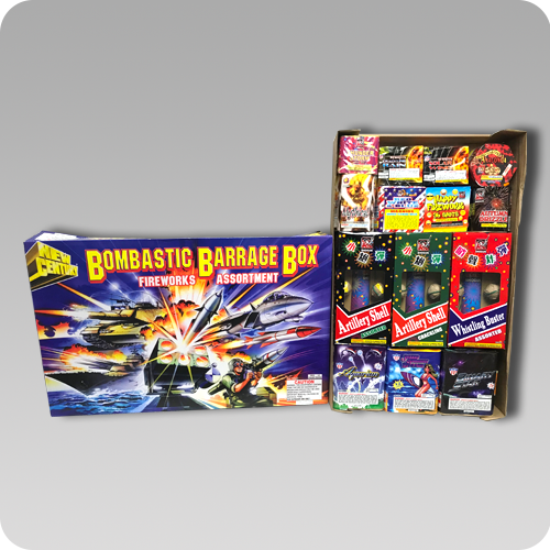 Bombastic Barrage Box | Discount Fireworks