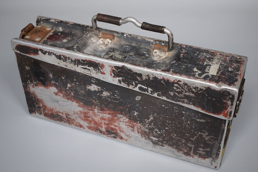 Grey/brown camo MG34/42 E-kasten / ammo tin 'SmK L' | Frontkampfer45