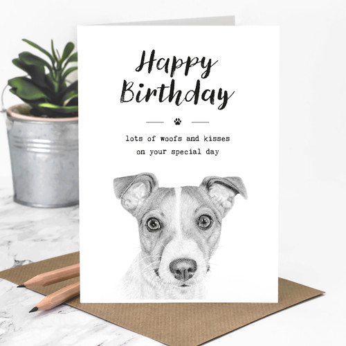 Jack Russell Birthday Card | From The Dog | Shop Coulson Macleod UK