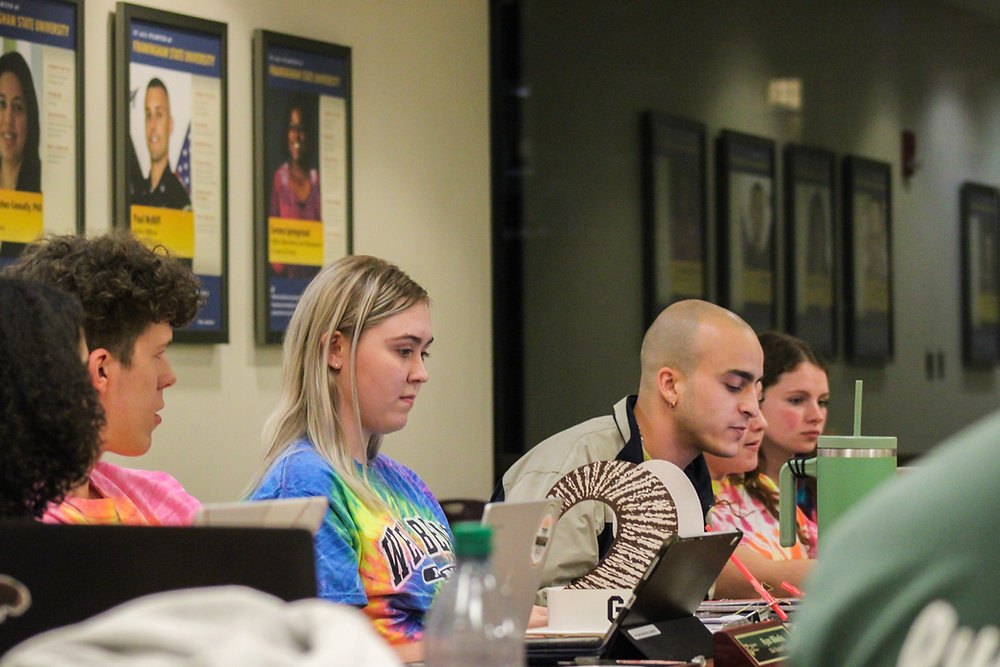 SGA inducts eight new members and discusses campus events