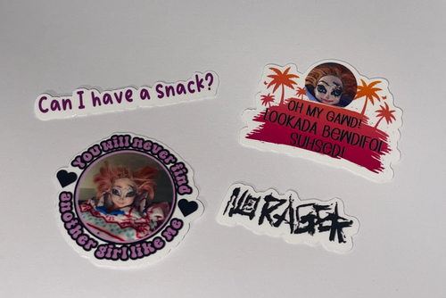 Jasper the Doll Set of 4 Stickers | The Blonde Peach