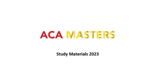 FAR Materials 2023 | ACA Masters