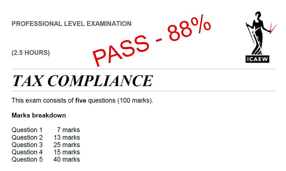 How to Pass the ICAEW ACA Tax Compliance (TC) Exam