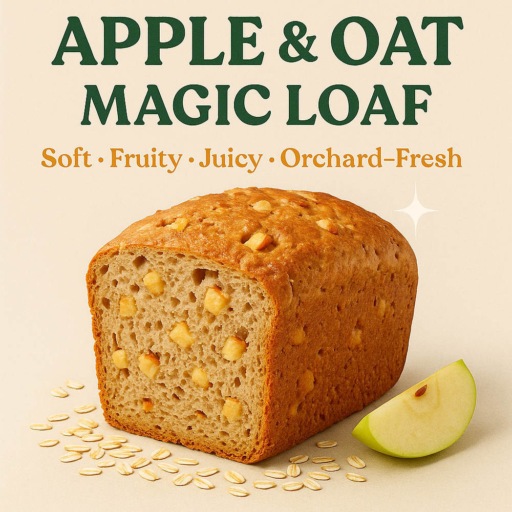 🍏🍞 THE APPLE & OAT MAGIC LOAF