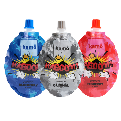 Kamo KABOOM Trio Pack Vodka Bombs 3x5cl | Kamo Premium Vodka